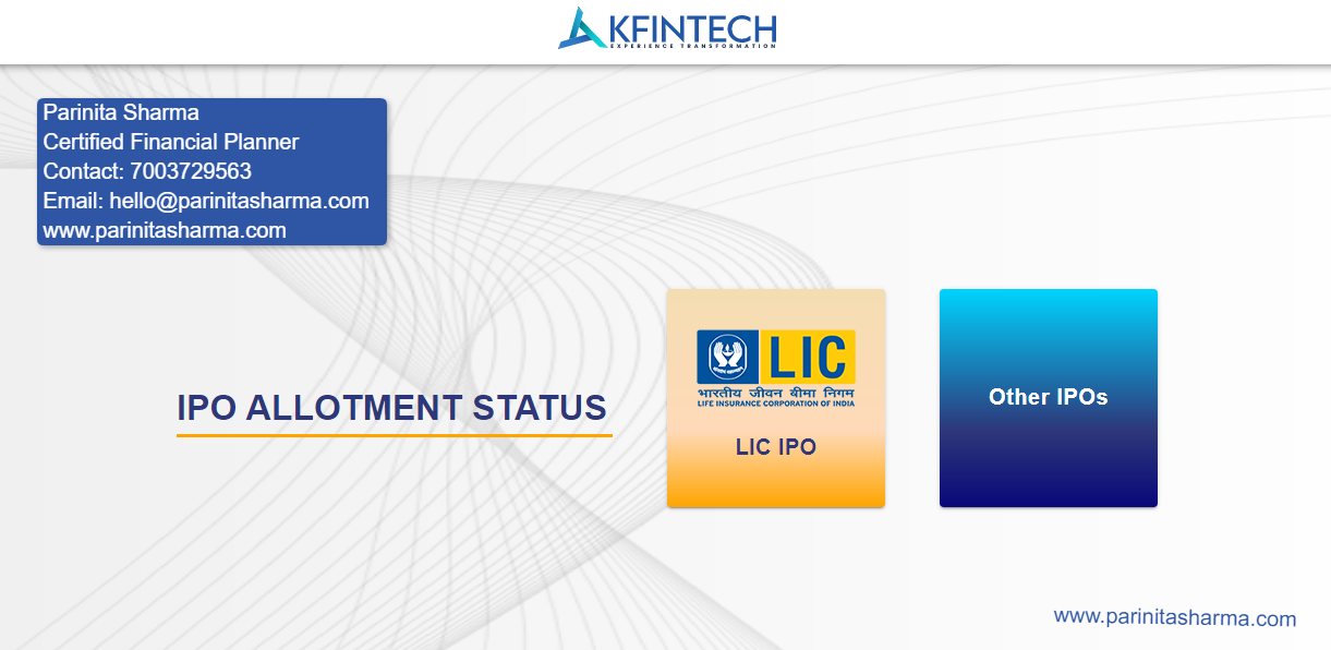 How to Check LIC IPO Allotment Status? | Parinita Sharma