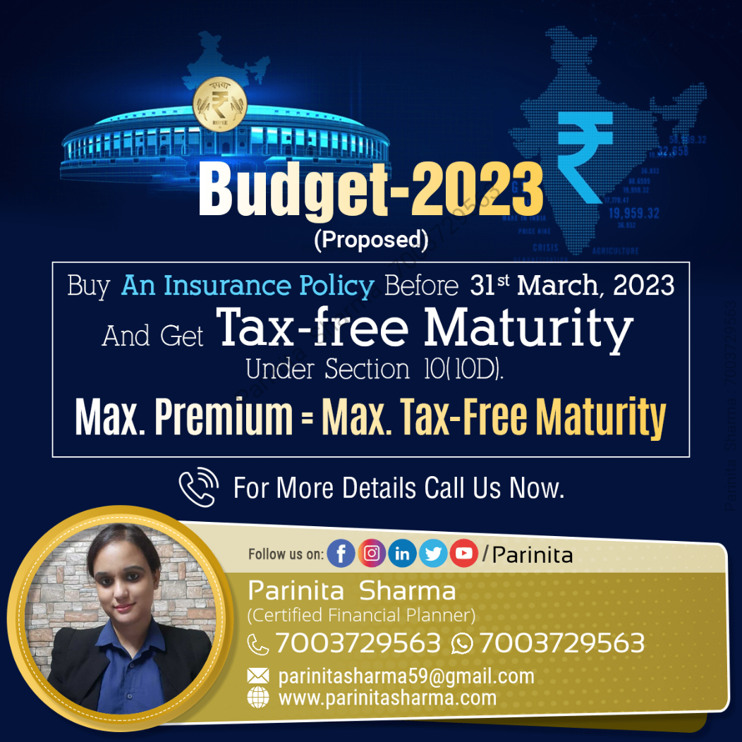 Buy An Insurance Policy Before 31st March 2023 And Get Tax Free ...